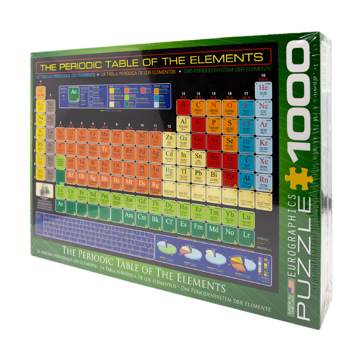 PERIODIC TABLE OF ELEMENTS 1000 PIECE PUZZLE – Science World Science Store