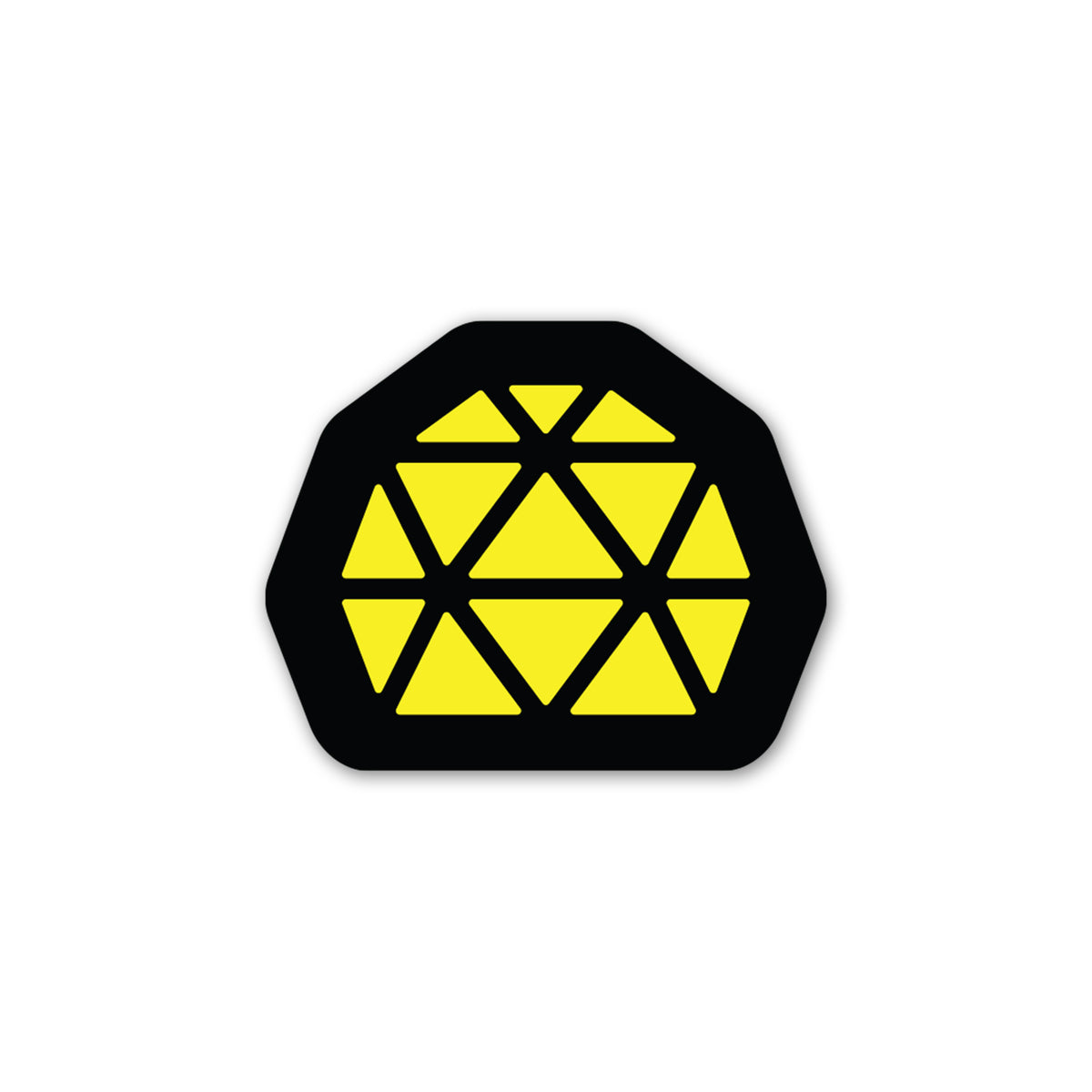 DOME STICKER - BLACK AND YELLOW – Science World Science Store