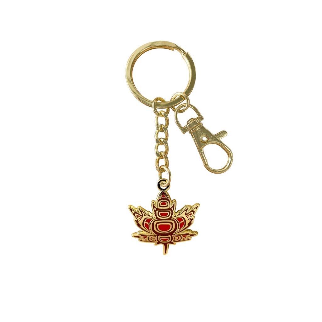 "INDIGENOUS MAPLE" INDIGENOUS KEYCHAIN – Science World Science Store