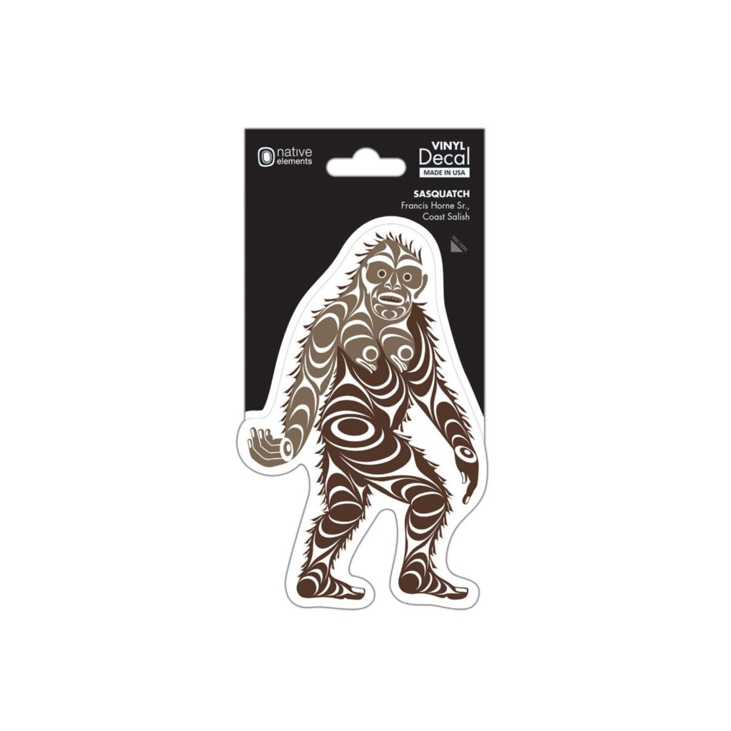 "SASQUATCH" INDIGENOUS DECAL STICKER – Science World Science Store