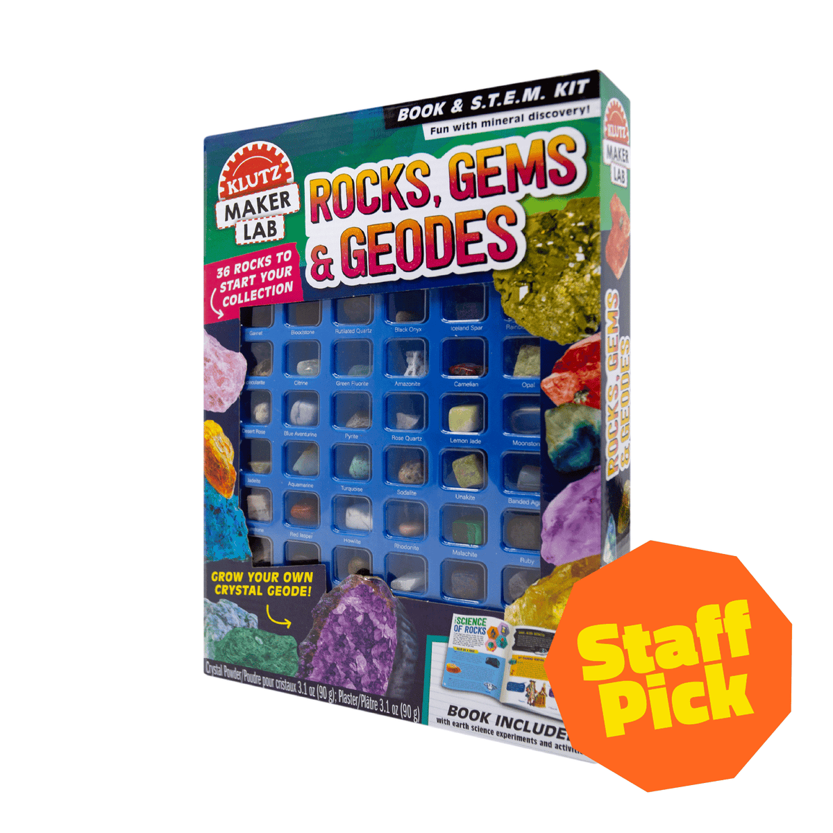 Maternity Tops Klutz Rocks, Gems & Geodes Maker Lab - STEM Geology Kit ...